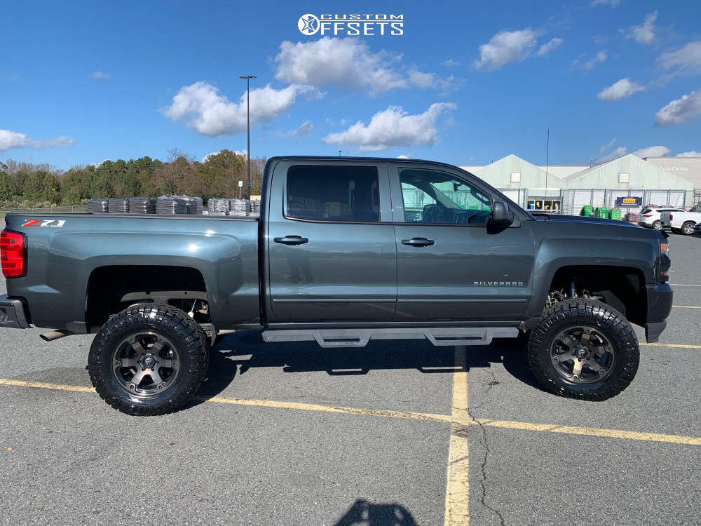 2018 Chevrolet Silverado 1500 with 18x9 -11 Fuel Beast and 35/12.5R18 ...