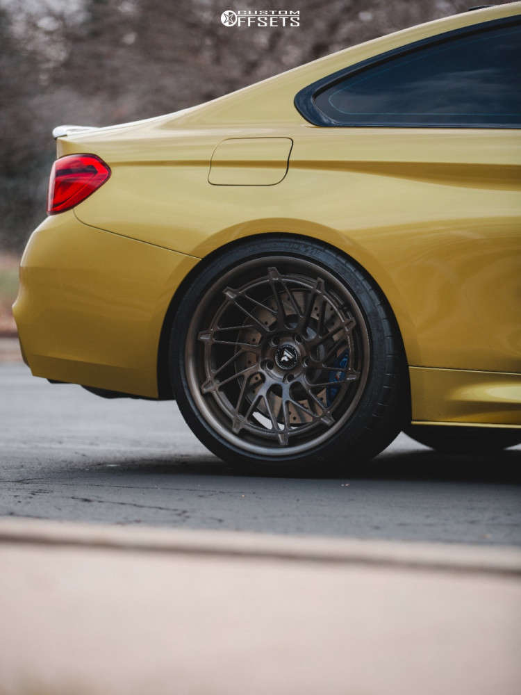 2018 BMW M4 with 20x9.5 18 Fittipaldi 2PF.1 and 265/30R20 Michelin ...