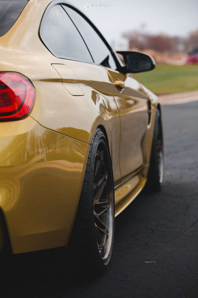 2018 BMW M4 with 20x9.5 18 Fittipaldi 2PF.1 and 265/30R20 Michelin ...