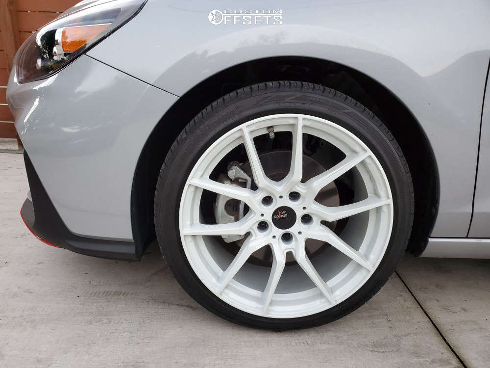 2020 Hyundai Elantra GT with 18x8.5 35 Option Lab R716 and 225/35R18 ...