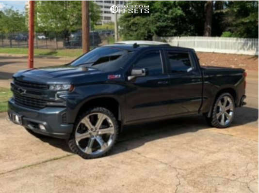 2020 Chevrolet Silverado 1500 with 26x10 31 Replica G13 and 35/13.5R26 ...