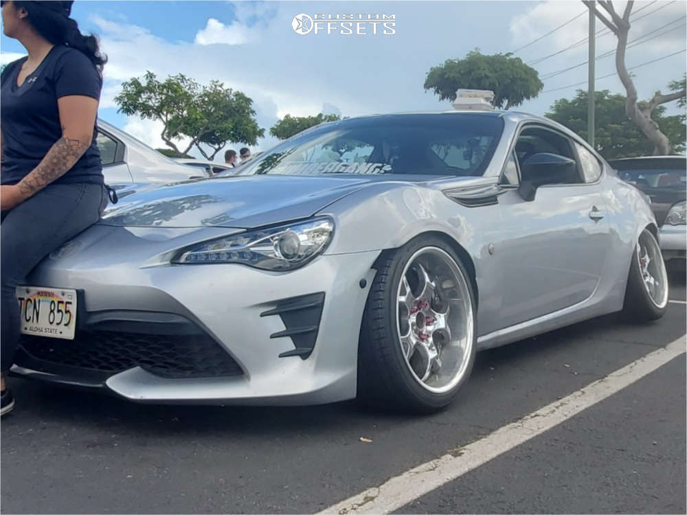2017 Toyota 86 Wheel Offset Nearly Flush Coilovers | 1368239 | Custom ...