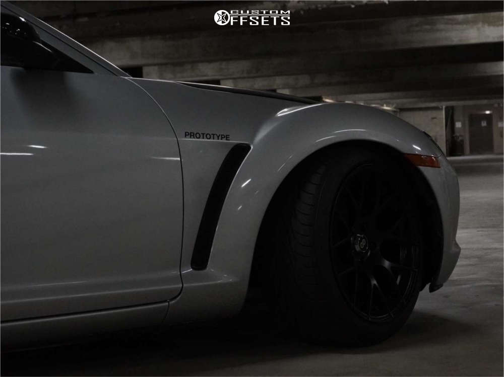 2004 Mazda RX-8 with 18x9.5 35 Enkei Raijin and 245/40R18 Federal SS595 ...