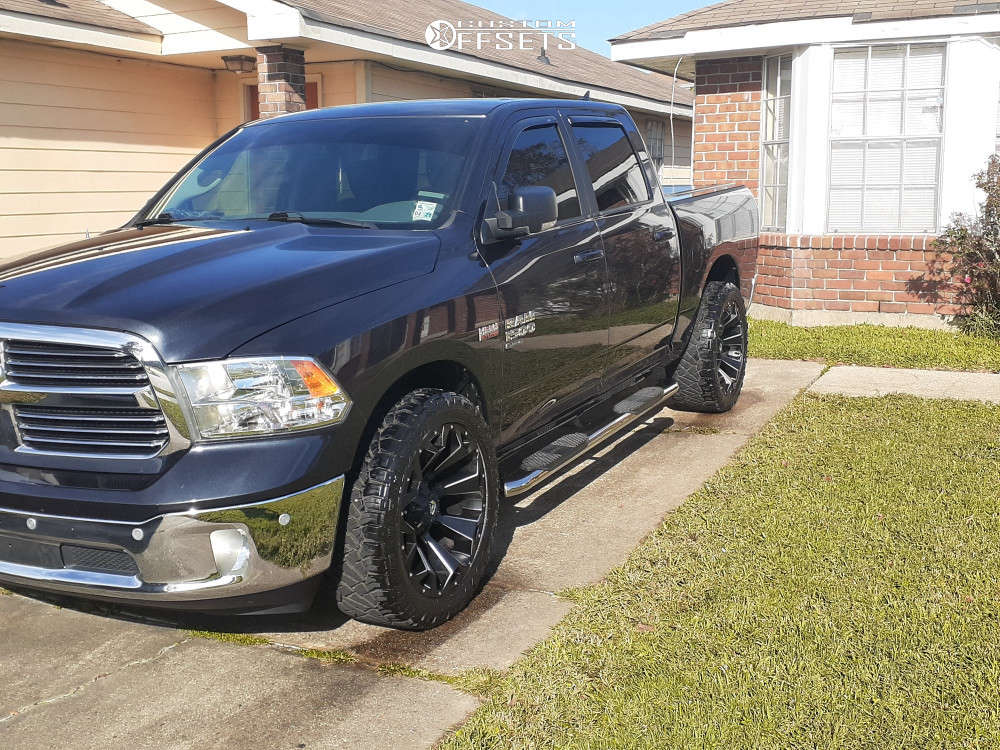 2019 Ram 1500 Classic with 22x10 -18 Fuel Assault and 33/12.5R22 Nitto ...
