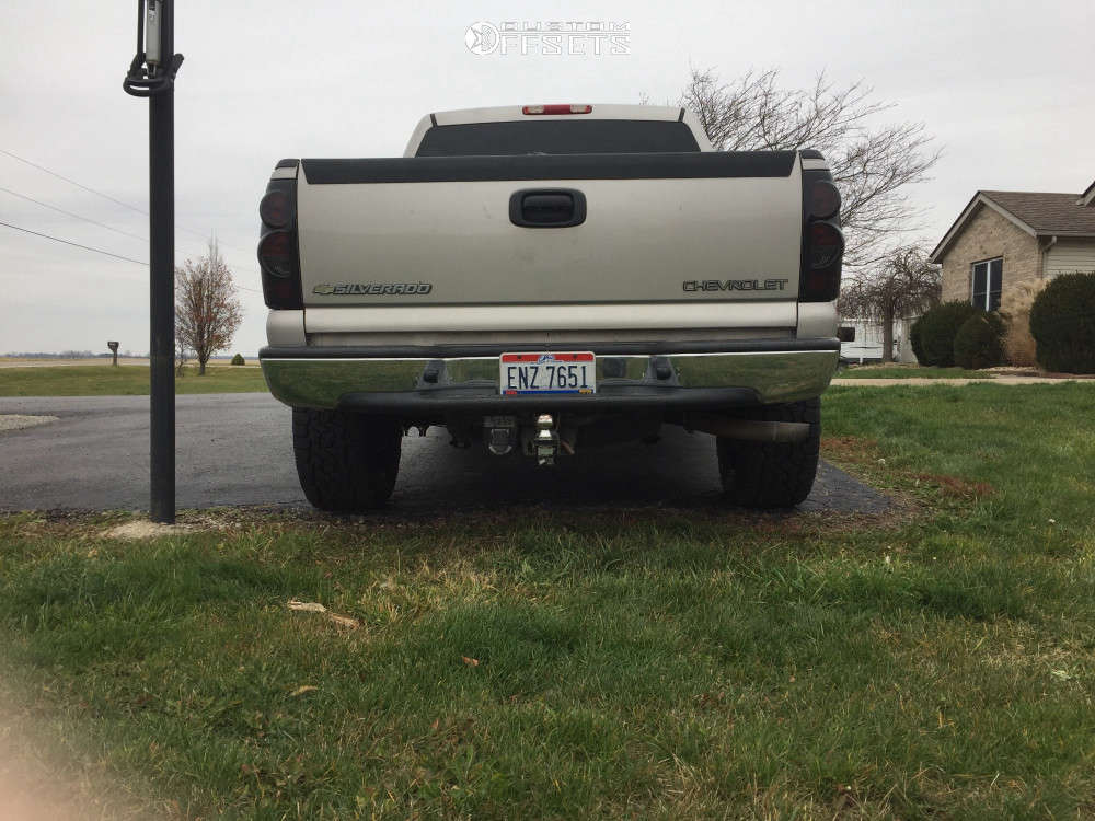 2005 Chevrolet Silverado 1500 with 20x10 -19 Hardrock Affliction and ...