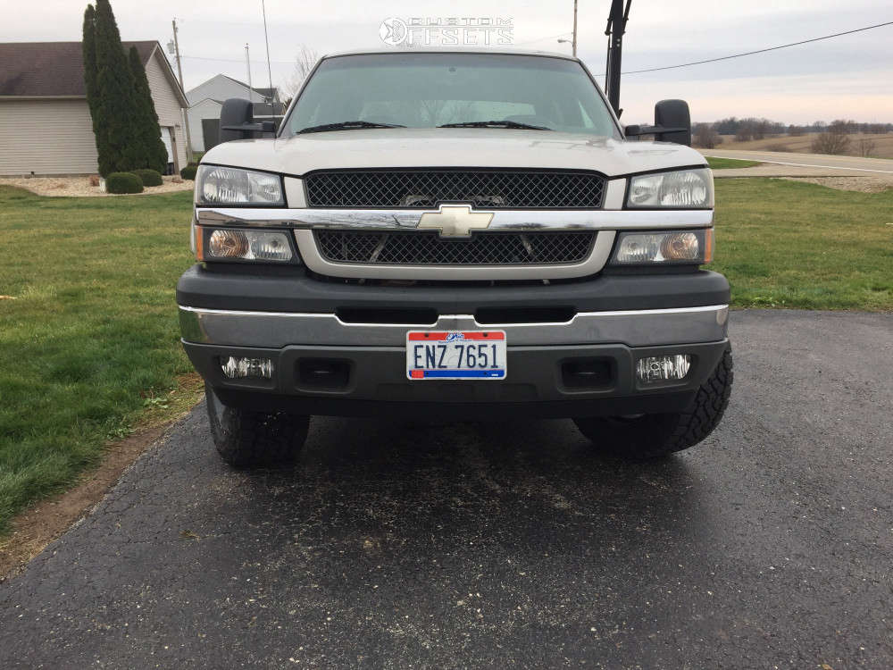 2005 Chevrolet Silverado 1500 with 20x10 -19 Hardrock Affliction and ...