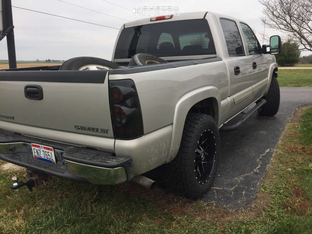 2005 Chevrolet Silverado 1500 with 20x10 -19 Hardrock Affliction and ...