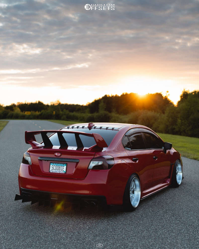 2015 Subaru WRX with 18x10.5 22 ESR Cs11 and 255/35R18 Firestone ...