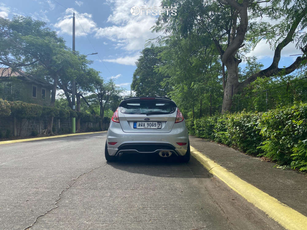 2014 Ford Fiesta with 17x8 40 HRE 301 and 205/40R17 Achilles 123s and ...