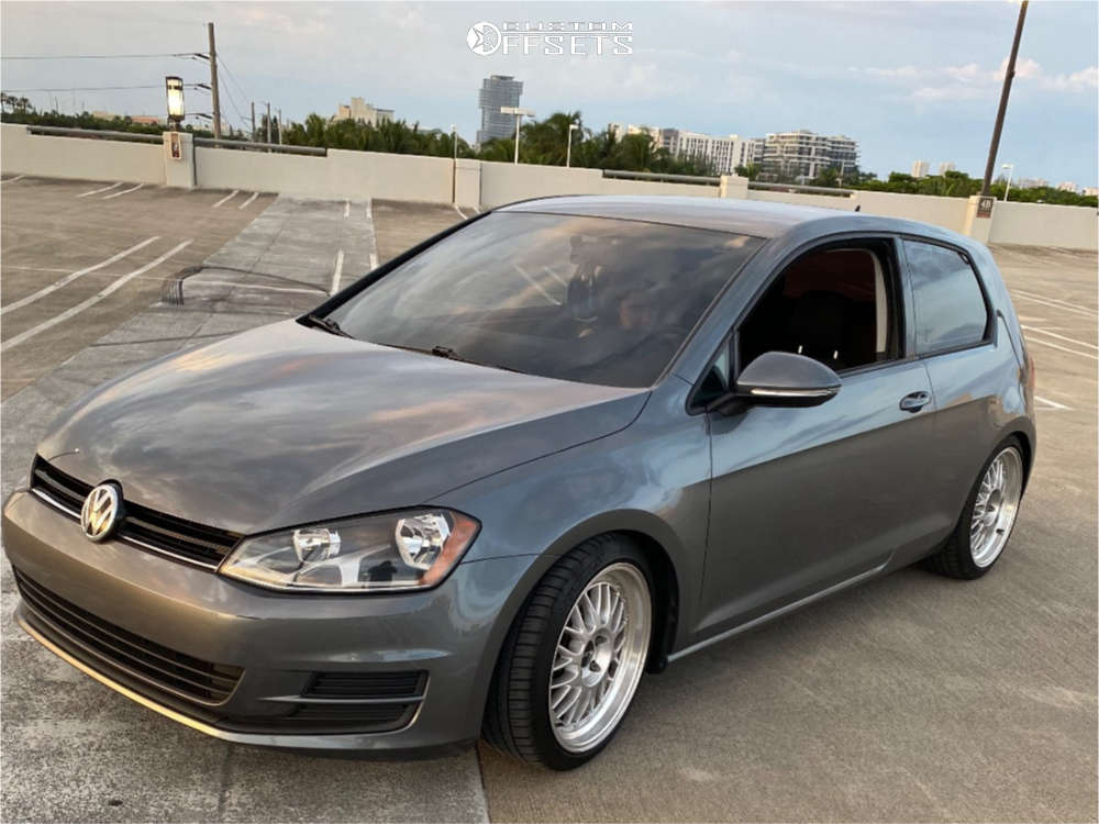 2015 Volkswagen Golf Tucked Coilovers | Custom Offsets
