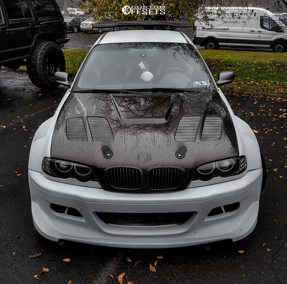 2003 BMW 325Ci with 19x10.5 22 ESR Rf2 and 275/35R19 Federal SS595 and ...