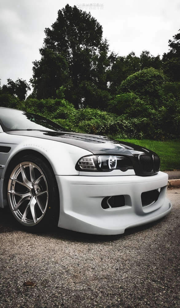 2003 BMW 325Ci with 19x10.5 22 ESR Rf2 and 275/35R19 Federal SS595 and ...