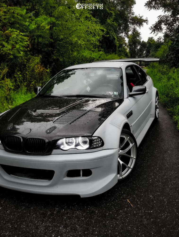 2003 BMW 325Ci with 19x10.5 22 ESR Rf2 and 275/35R19 Federal SS595 and ...