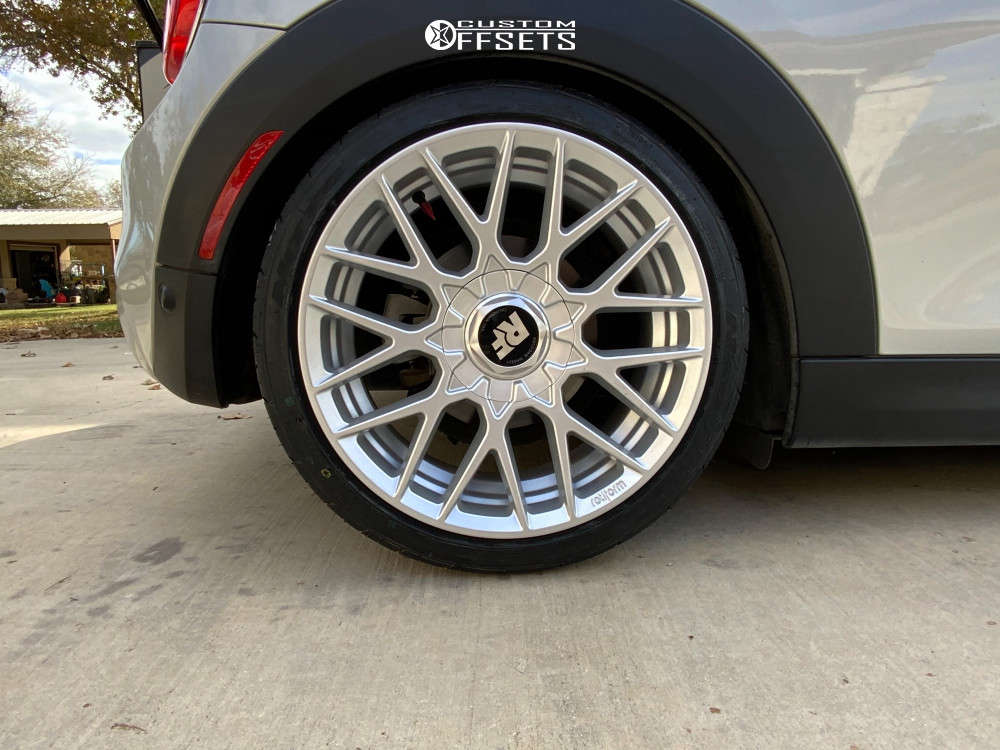2017 Mini Cooper with 17x8 35 Rotiform Rse and 205/40R17 Nitto Neo Gen ...