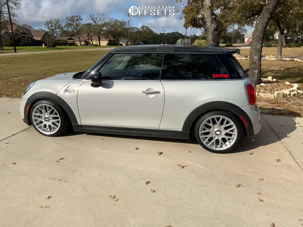 2017 Mini Cooper with 17x8 35 Rotiform Rse and 205/40R17 Nitto Neo Gen ...