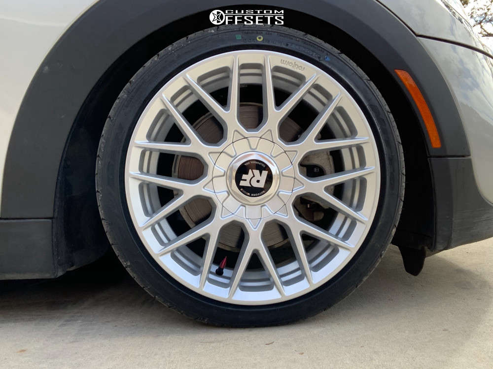 2017 Mini Cooper with 17x8 35 Rotiform Rse and 205/40R17 Nitto Neo Gen ...