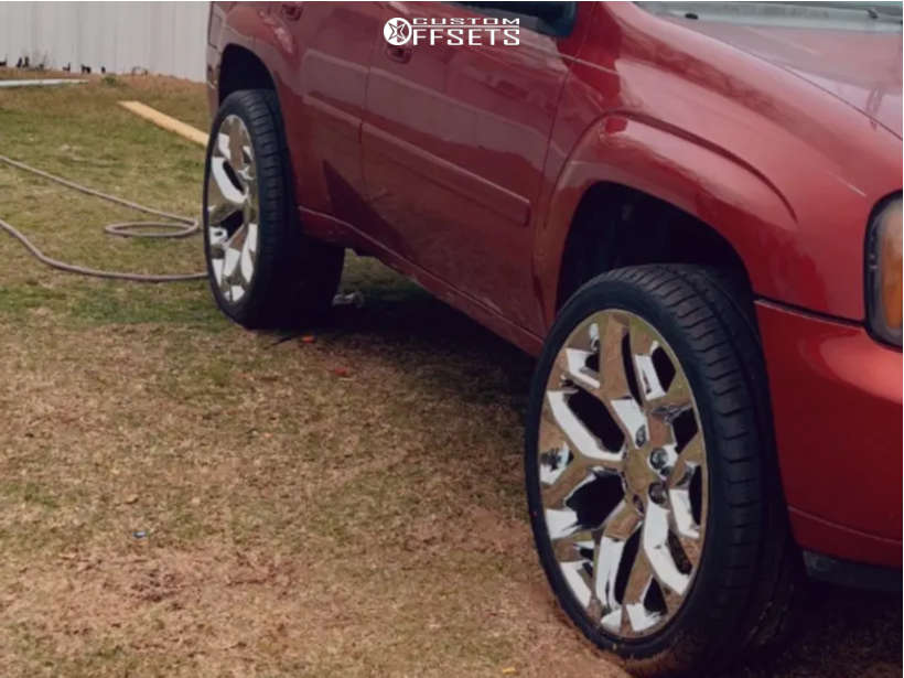 2008 Chevrolet Trailblazer with 24x10 24 Factory Reproductions Fr59 and ...