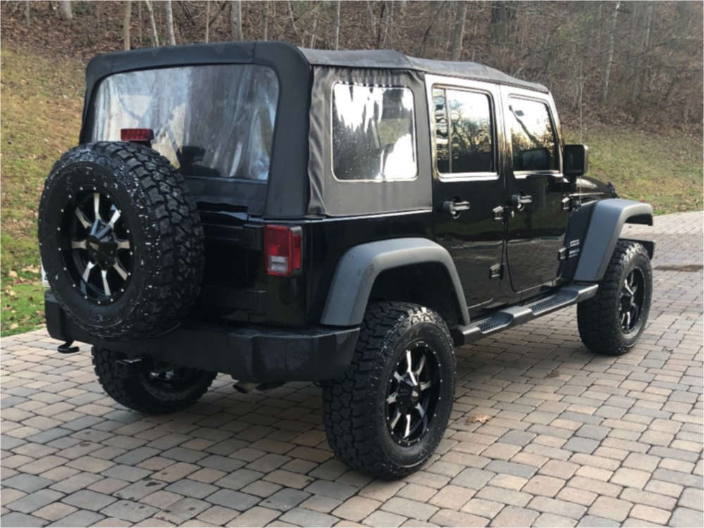 2014 Jeep Wrangler with 18x9 18 Moto Metal MO970 and 275/70R18 ...