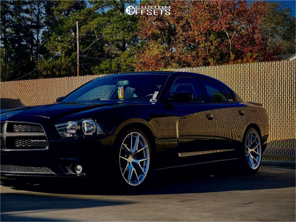 2012 Dodge Charger with 20x9 35 Aodhan Aff7 and 245/45R20 Fullway Hp108 ...