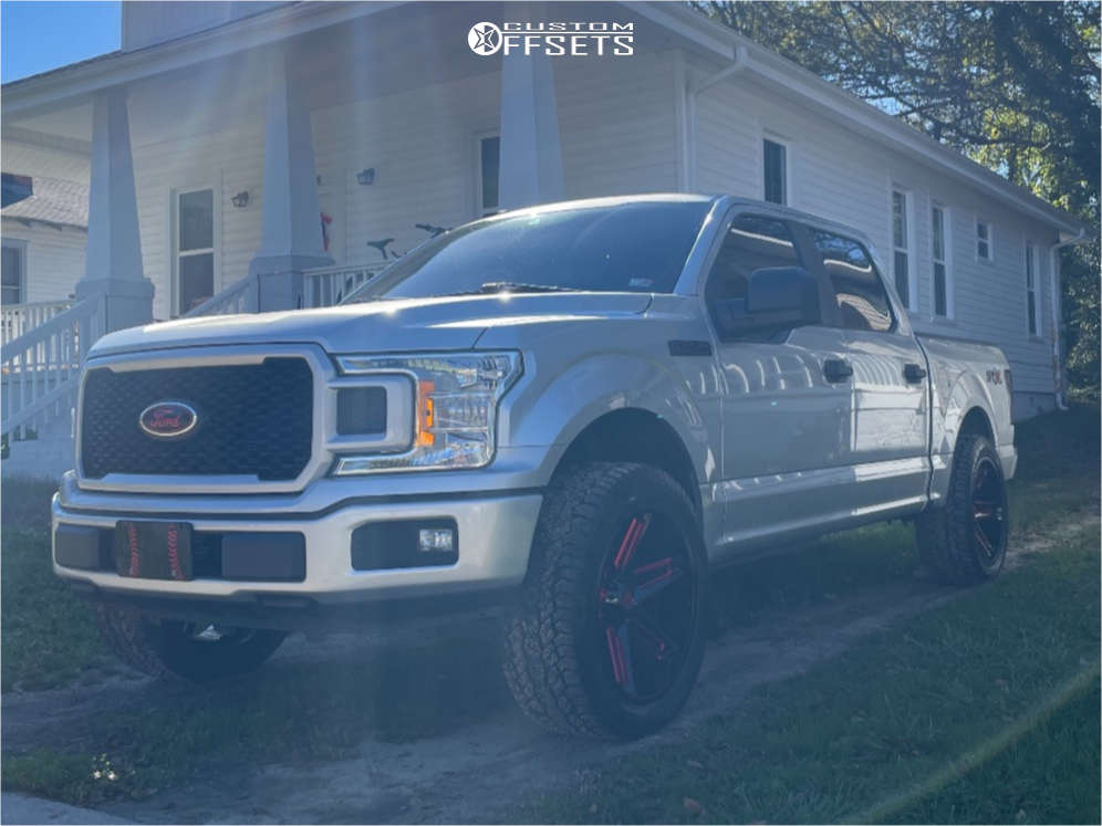 2019 Ford F-150 with 22x10 -19 Vision Razor and 305/45R22 Hankook ...