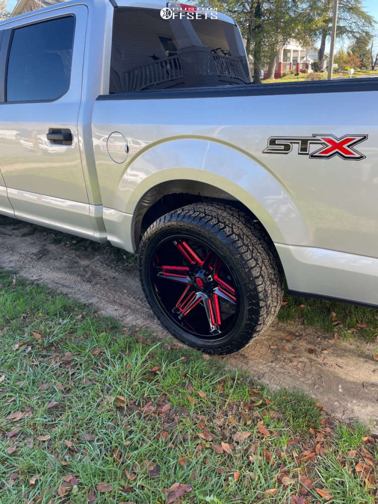 2019 Ford F-150 with 22x10 -19 Vision Razor and 305/45R22 Hankook ...