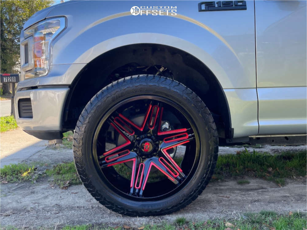 2019 Ford F-150 with 22x10 -19 Vision Razor and 305/45R22 Hankook ...