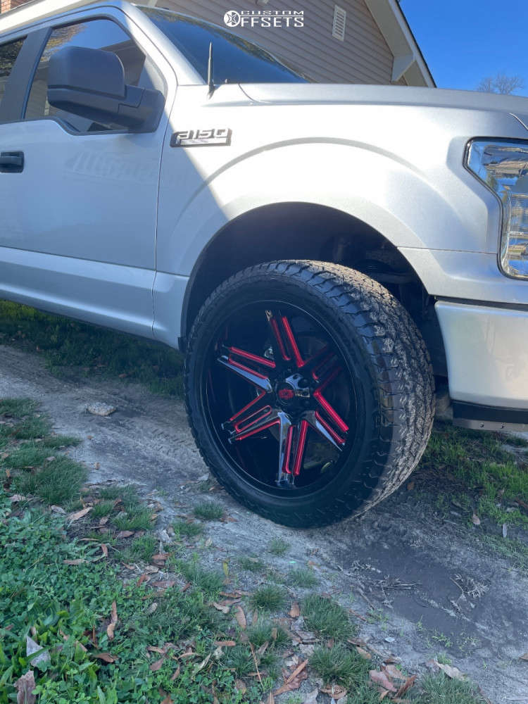 2019 Ford F-150 with 22x10 -19 Vision Razor and 305/45R22 Hankook ...