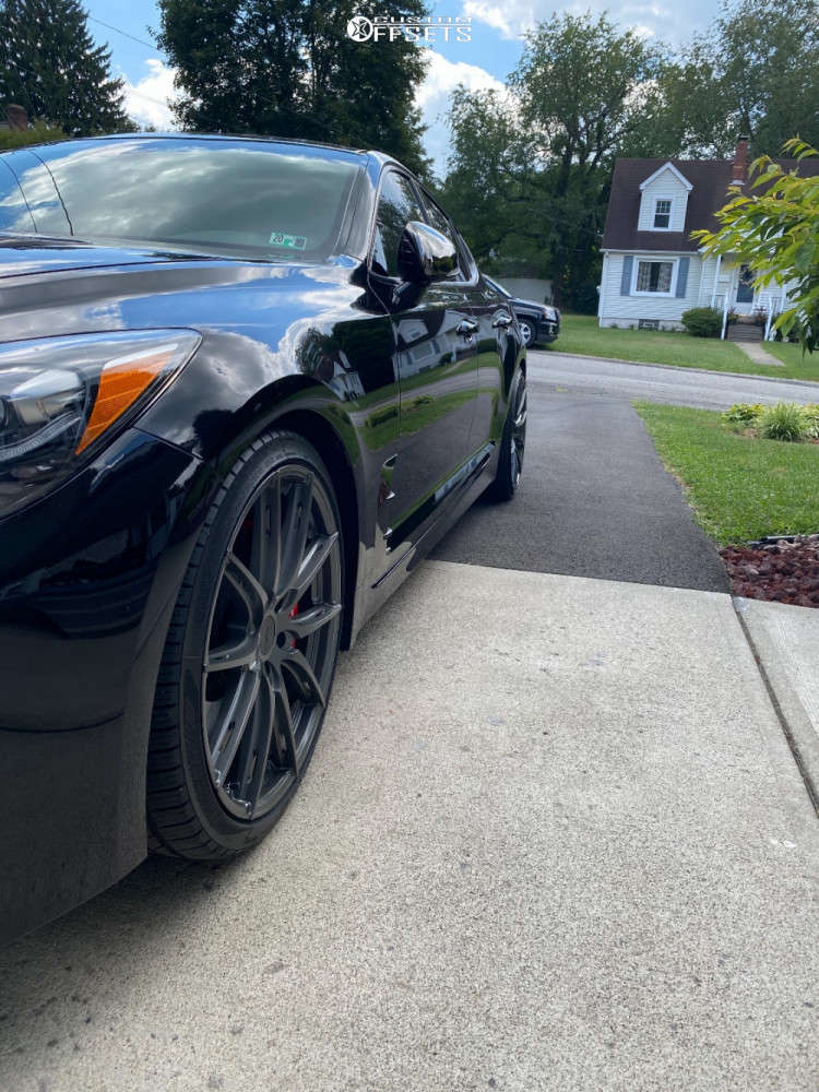 2019 Kia Stinger with 20x8.5 40 TSW Sprint and 245/35R20 Nankang Ns-20 ...