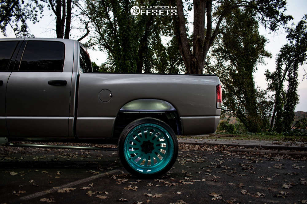 2008 Dodge Ram 2500 with 24x14 -73 American Force Octane Ss and 305 ...