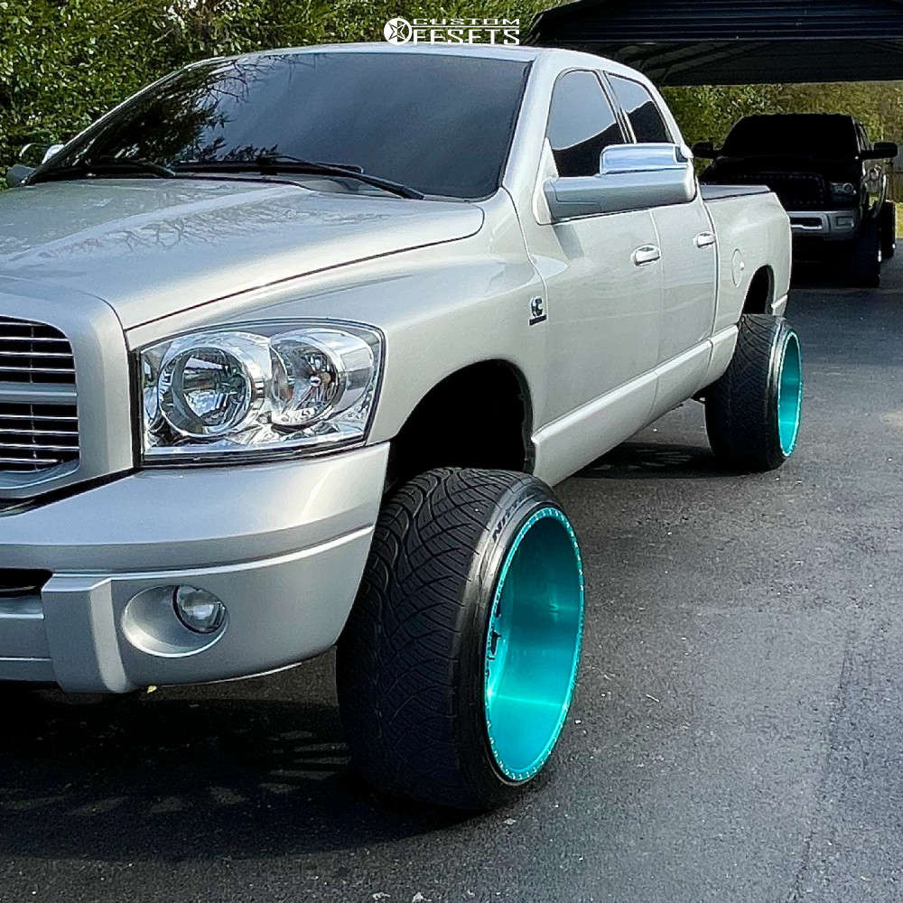 2008 Dodge Ram 2500 with 24x14 -73 American Force Octane Ss and 305 ...