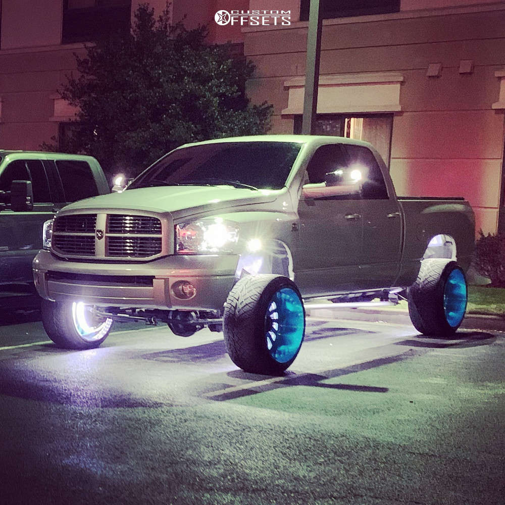2008 Dodge Ram 2500 with 24x14 -73 American Force Octane Ss and 305 ...