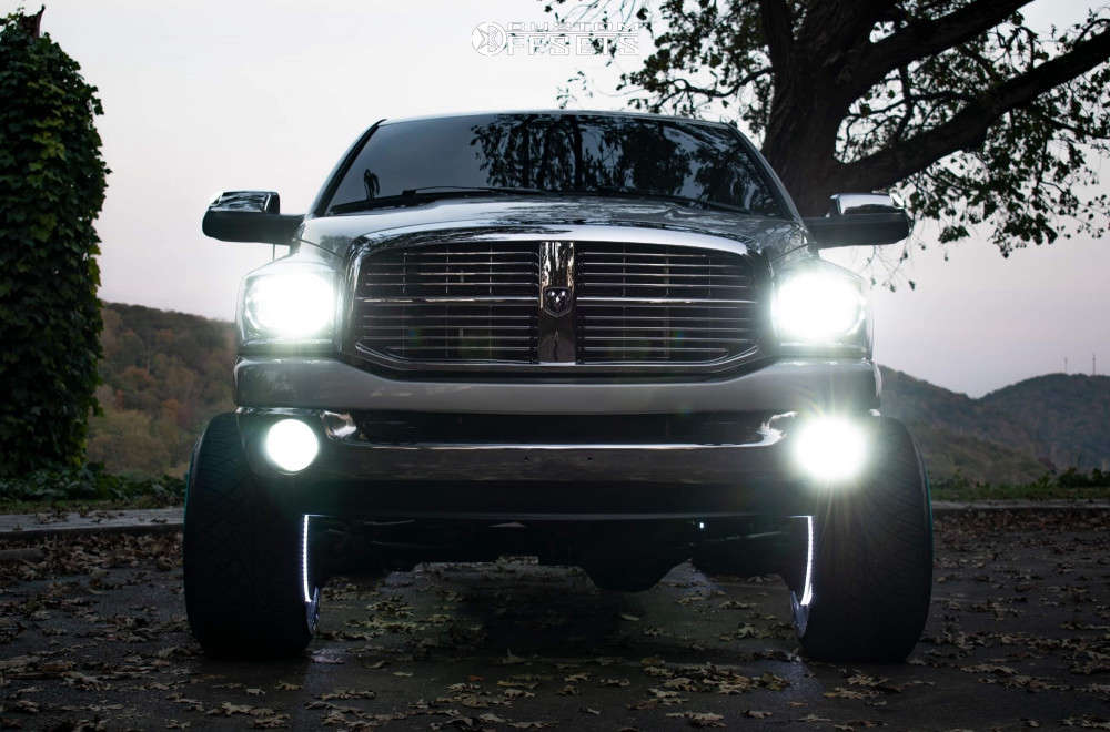 2008 Dodge Ram 2500 with 24x14 -73 American Force Octane Ss and 305 ...