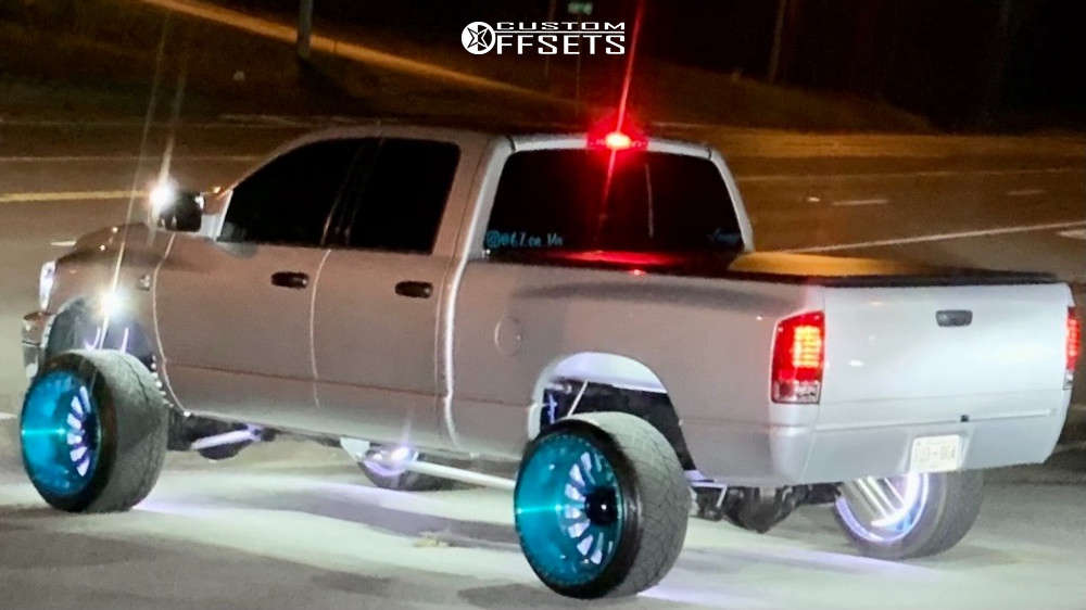 2008 Dodge Ram 2500 with 24x14 -73 American Force Octane Ss and 305 ...