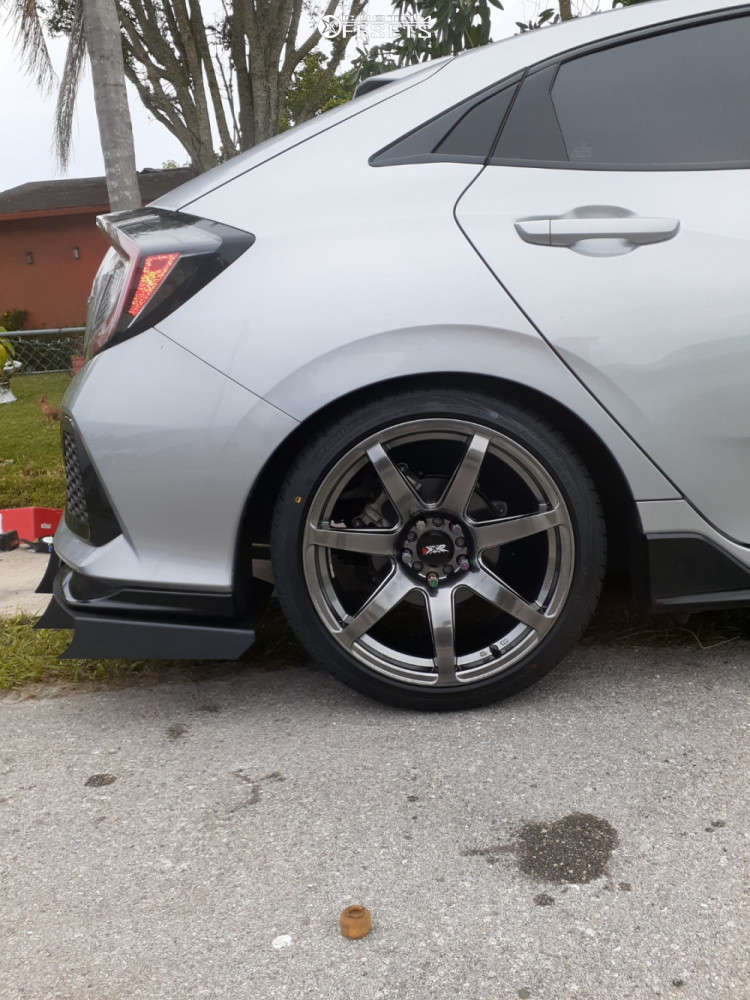 2019 Honda Civic with 18x8.5 35 XXR 560 and 225/40R18 Achilles Atr ...
