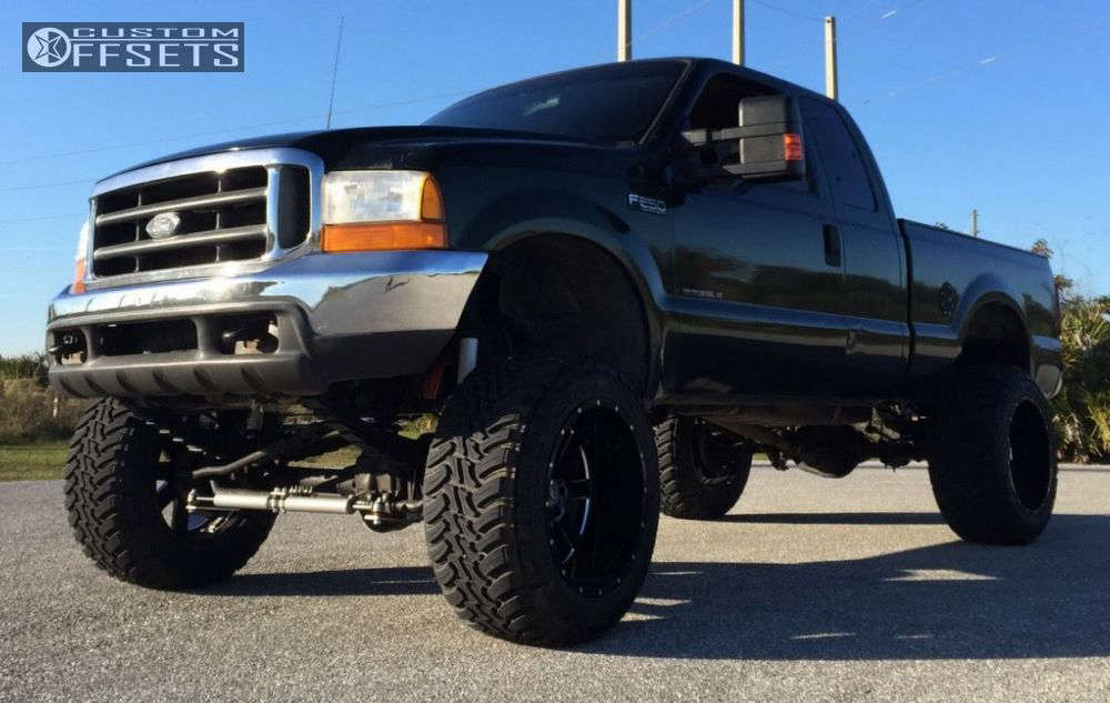 2000 Ford F-250 Super Duty with 22x14 -76 Moto Metal MO962 and 37/13 ...