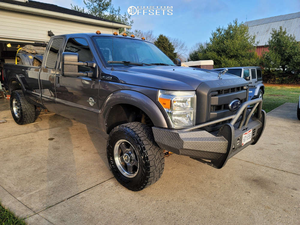 2012 Ford F-350 Super Duty with 18x9 0 Level 8 Punch and 35/12.5R18 ...