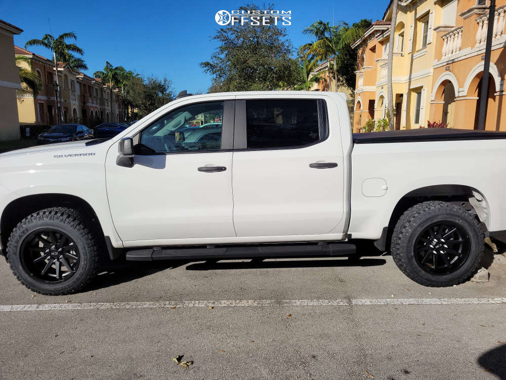 2019 Chevrolet Silverado 1500 with 20x10 -19 Alloy Ion Style 143 and ...