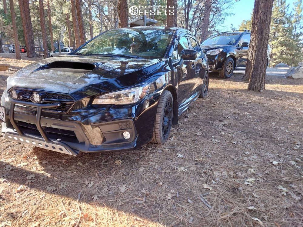 2018 Subaru WRX with 17x8 38 Method Mr502 and 245/40R17 Continental ...