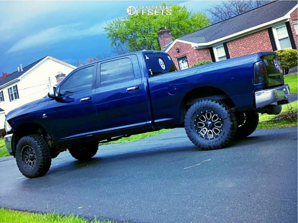 2012 Dodge Ram 2500 with 18x9 -12 Helo He879 and 35/12.5R18 Ironman All ...