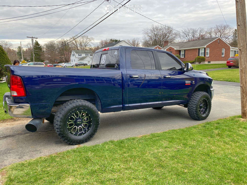 2012 Dodge Ram 2500 with 18x9 -12 Helo He879 and 35/12.5R18 Ironman All ...
