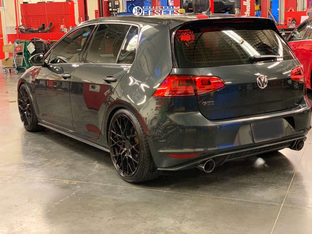 2015 Volkswagen GTI with 19x8.5 42 TSW Sebring and 235/35R19 ...