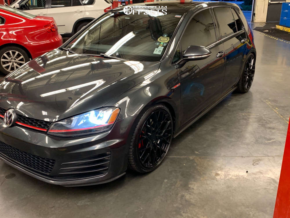 2015 Volkswagen GTI with 19x8.5 42 TSW Sebring and 235/35R19 ...