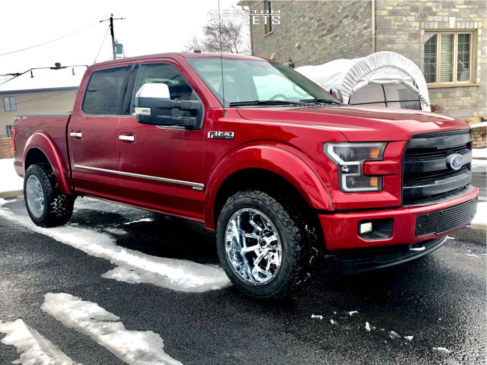 2017 Ford F-150 with 20x12 -51 Vision Bomb and 305/50R20 General ...