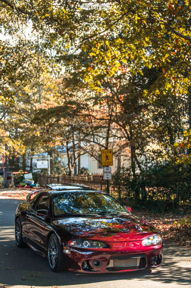 1997 Mitsubishi Eclipse with 18x9 35 Enkei Bortex and 225/40R18 Nitto ...