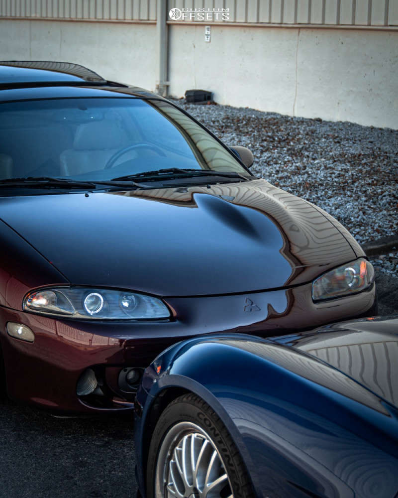 1997 Mitsubishi Eclipse with 18x9 35 Enkei Bortex and 225/40R18 Nitto ...