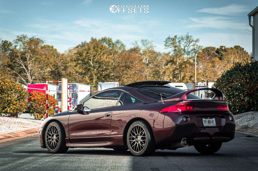 1997 Mitsubishi Eclipse with 18x9 35 Enkei Bortex and 225/40R18 Nitto ...