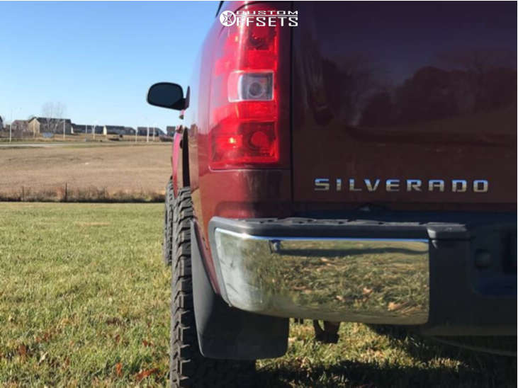 2013 Chevrolet Silverado 1500 with 18x9 10 Tuff T01 and 33/12.5R18 ...