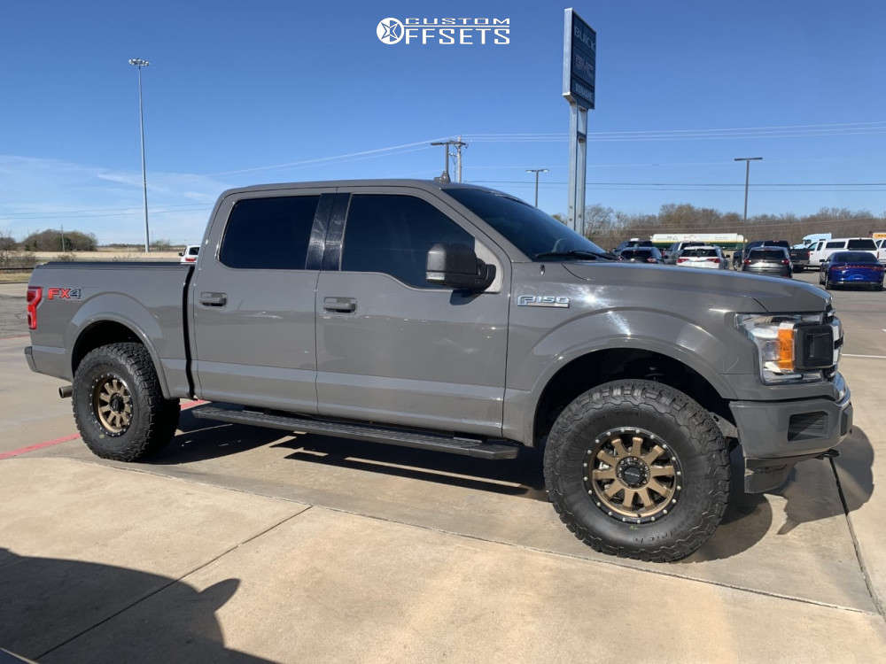 2018 Ford F-150 with 17x8.5 0 Raceline Clutch and 315/70R17 BFGoodrich ...