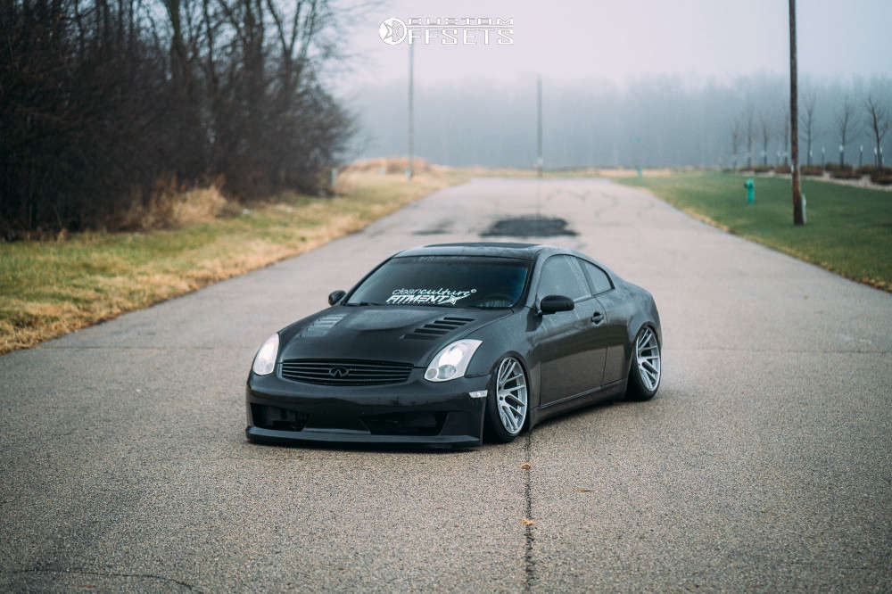 2004 INFINITI G35 with 19x11 7 Anovia Elder and 245/35R19 Nitto Motivo ...