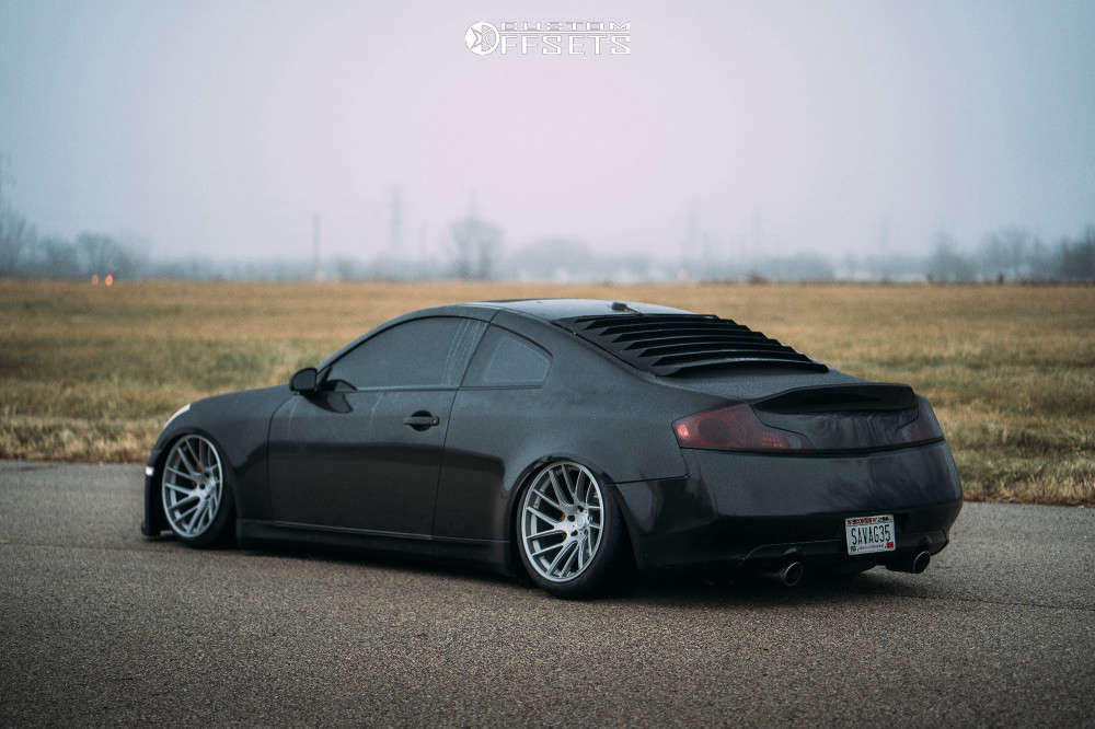 2004 INFINITI G35 with 19x11 7 Anovia Elder and 245/35R19 Nitto Motivo ...